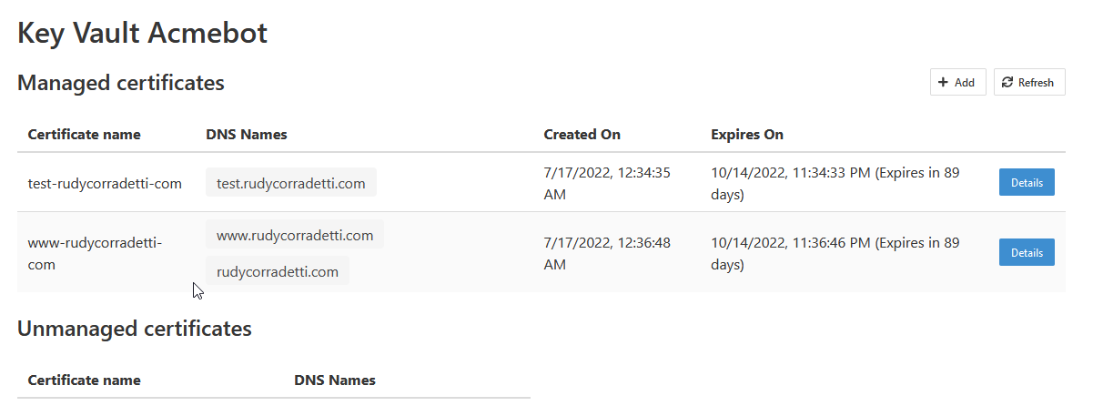Part 3 Automating Ssl Certificate Creation And Renewal Using Acmebot Rudys Blog